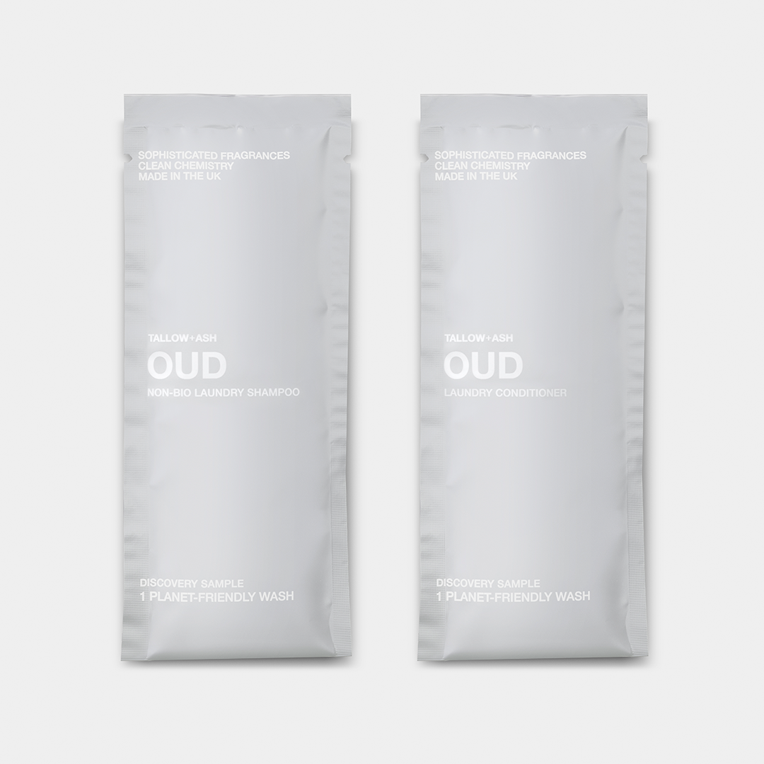 Oud Laundry Shampoo + Conditioner Sample